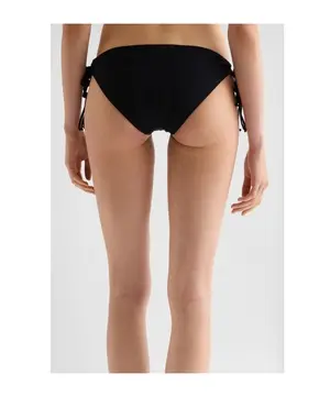 JIL SANDER Tangle Side Ties Bikini Briefs - Black