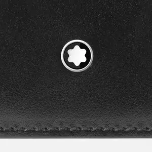 Montblanc Mini Logo Plaque 4cc Wallet - Black