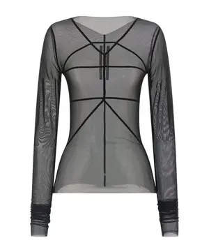 Rick Owens Women's Sheer Paneled Tops