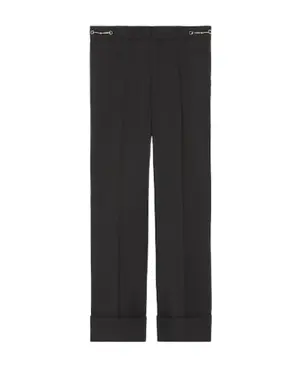 Gucci Slim Horsebit Detail Tailored Pants