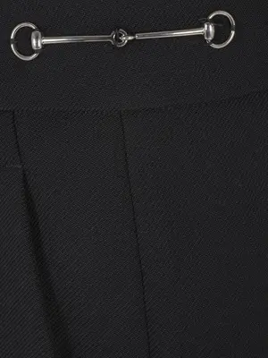 Gucci Slim Horsebit Detail Tailored Pants