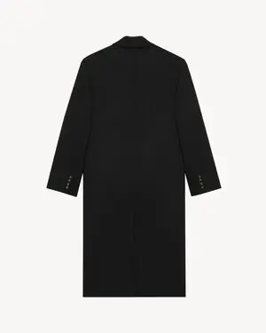 Saint Laurent Double-breasted Long Coat - No