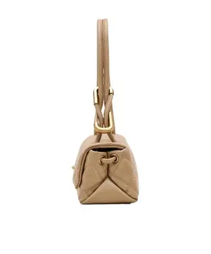 Marc Jacobs Quilted Mini Dual Shoulder Bag - Camel