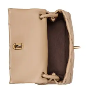 Marc Jacobs Quilted Mini Dual Shoulder Bag - Camel