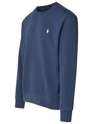 Polo Ralph Lauren Loopback Fleece Sweatshirt With Embroidered Pony - Blue