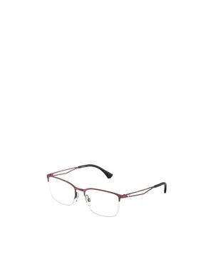 Emporio Armani Emporio Armani Rectangle Frame Eyeglasses Multicolor