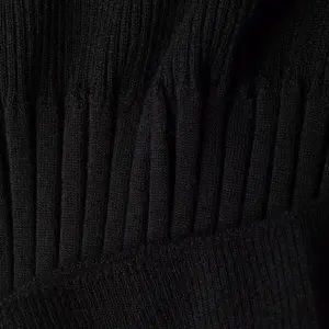 Givenchy Ribbed Wool Long Sleeve Dress