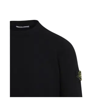Stone Island Logo Patch Crewneck Sweatshirt