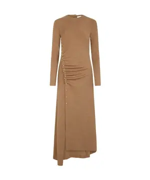 Rabanne Gathered Long Dress