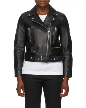 Acne Studios Zipped Biker Jacket