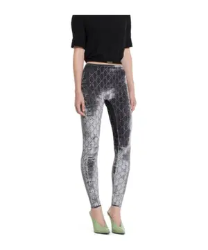 Gucci Gg Crystal Embroidered Stretch Chenille Leggings