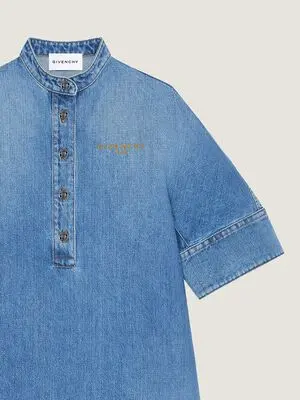 Givenchy Washed Denim Shirt Dress