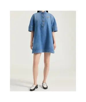 Givenchy Washed Denim Shirt Dress