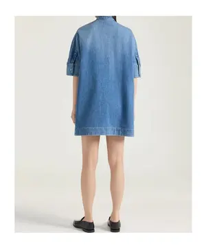 Givenchy Washed Denim Shirt Dress
