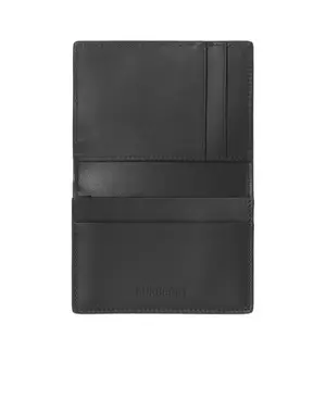 Burberry Logo Plaque Checked Bi-fold Wallet