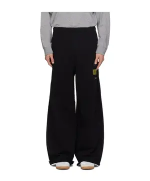 MAISON MARGIELA Logo Patch Straight-leg Trousers
