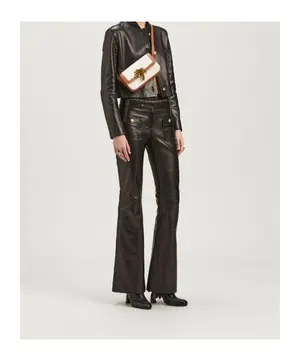 Palm Angels Flared Paneled Trousers