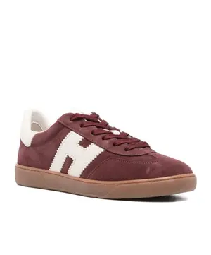 Hogan Sneakers With Logo Detail - Red