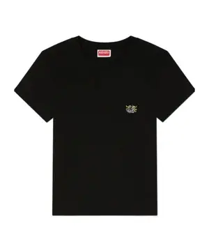 Kenzo Gots Wild Tiger Printed Crewneck T-shirt - Black