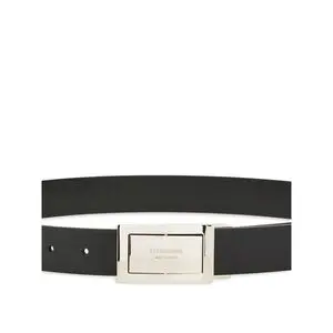 FERRAGAMO Gancini Reversible Buckle Belt - Black Shell/black