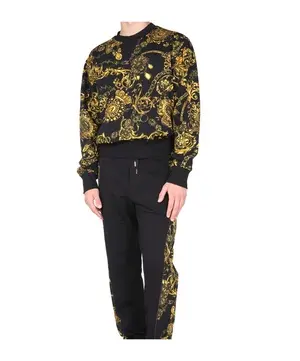 Versace Baroque Print Crewneck Sweatshirt