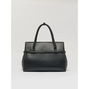 Max Mara Margaux Twist-lock Top Handle Bag - Black