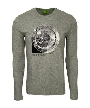 Hugo Boss T-shirt With Round Neck And Long Sleeves