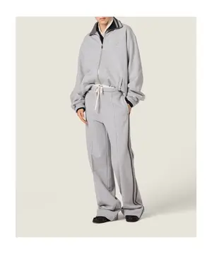 Miu Miu Zip-up Oversized Sweatshirt