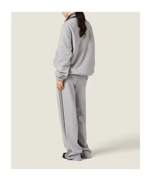 Miu Miu Zip-up Oversized Sweatshirt