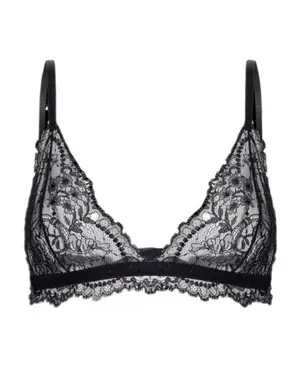 Dolce & Gabbana Dolce Gabbana Lace Triangle Bra - Black