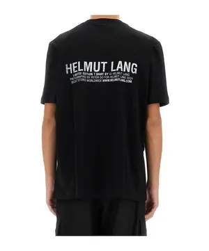 Helmut Lang Overpass Postcard T-shirt - Black