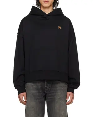 Palm Angels Logo Plaque Hoodie