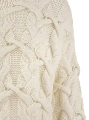 Brunello Cucinelli Braided High Neck Jumper