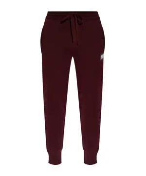 Dolce & Gabbana Dolce Gabbana Knitted Jogging Pants - Brown