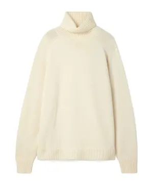 Tibi Oversized Cashmere Turtleneck Sweater