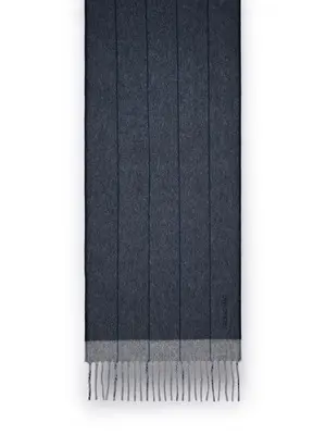 FERRAGAMO Fringed Knitted Scarf
