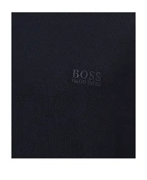 Hugo Boss Embroidered Logo Pullover - Black