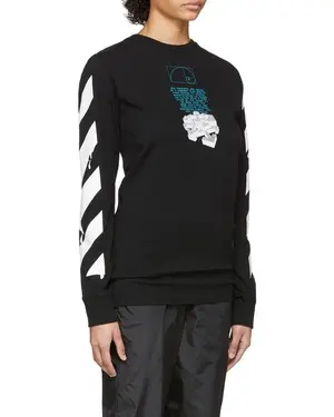 Off-White Dripping Arrows Long-sleeved T-shirt