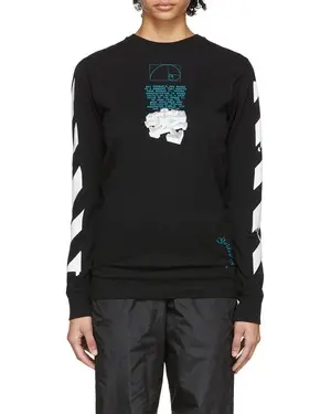 Off-White Dripping Arrows Long-sleeved T-shirt