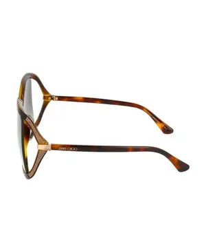 JIMMY CHOO Logo Full-frame Sunglasses