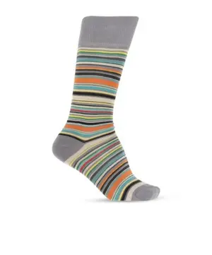 Paul Smith Six-pack Striped Crew Socks - Multicolor