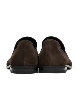 TOM FORD Suede Sean Twisted Band Loafers - Black