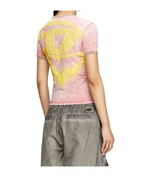 DIESEL® Bubble Print Crewneck T-shirt