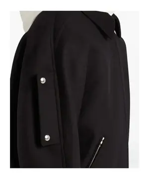 COURREGES Embroidered Bomber Jacket - Black