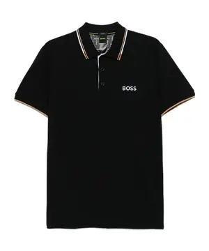 Hugo Boss Logo Embroidered Short-sleeved Polo Shirt