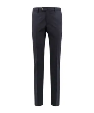 PT TORINO Slim Tailored Trousers - Black