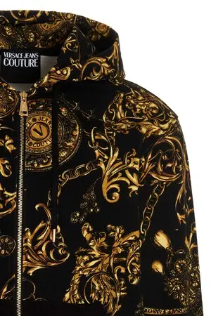 Versace Baroque Print Full Zip Hoodie