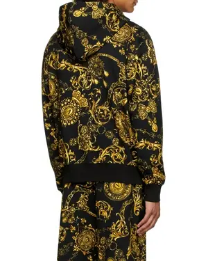 Versace Baroque Print Full Zip Hoodie