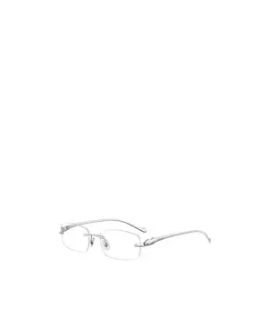 Cartier Rimless Rectangular Eyeglasses - White