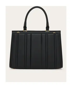 FERRAGAMO Flip Shoulder Bag - Black